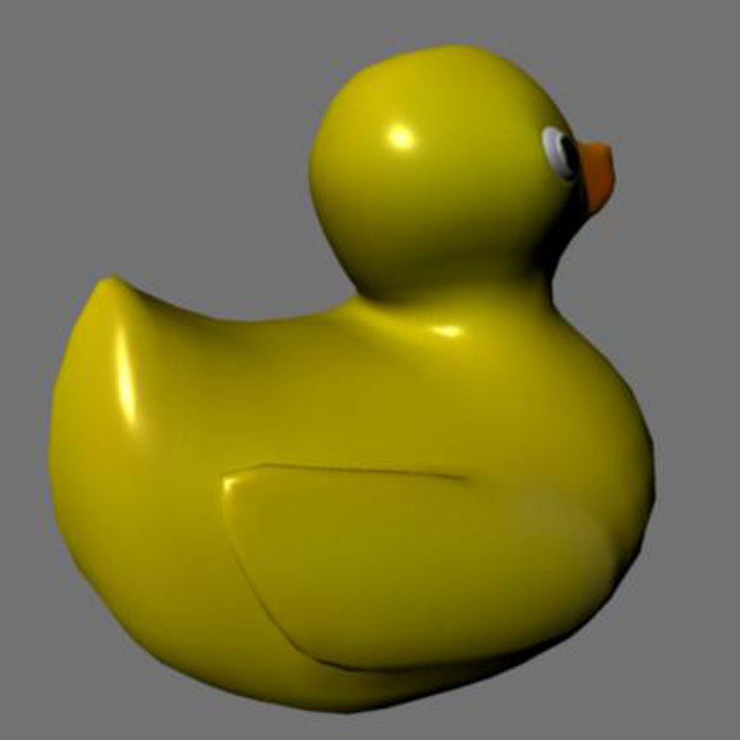 Rubber Ducky Duck Obj Free