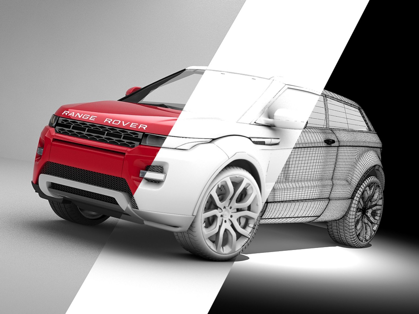 3d Range Rover Evoque