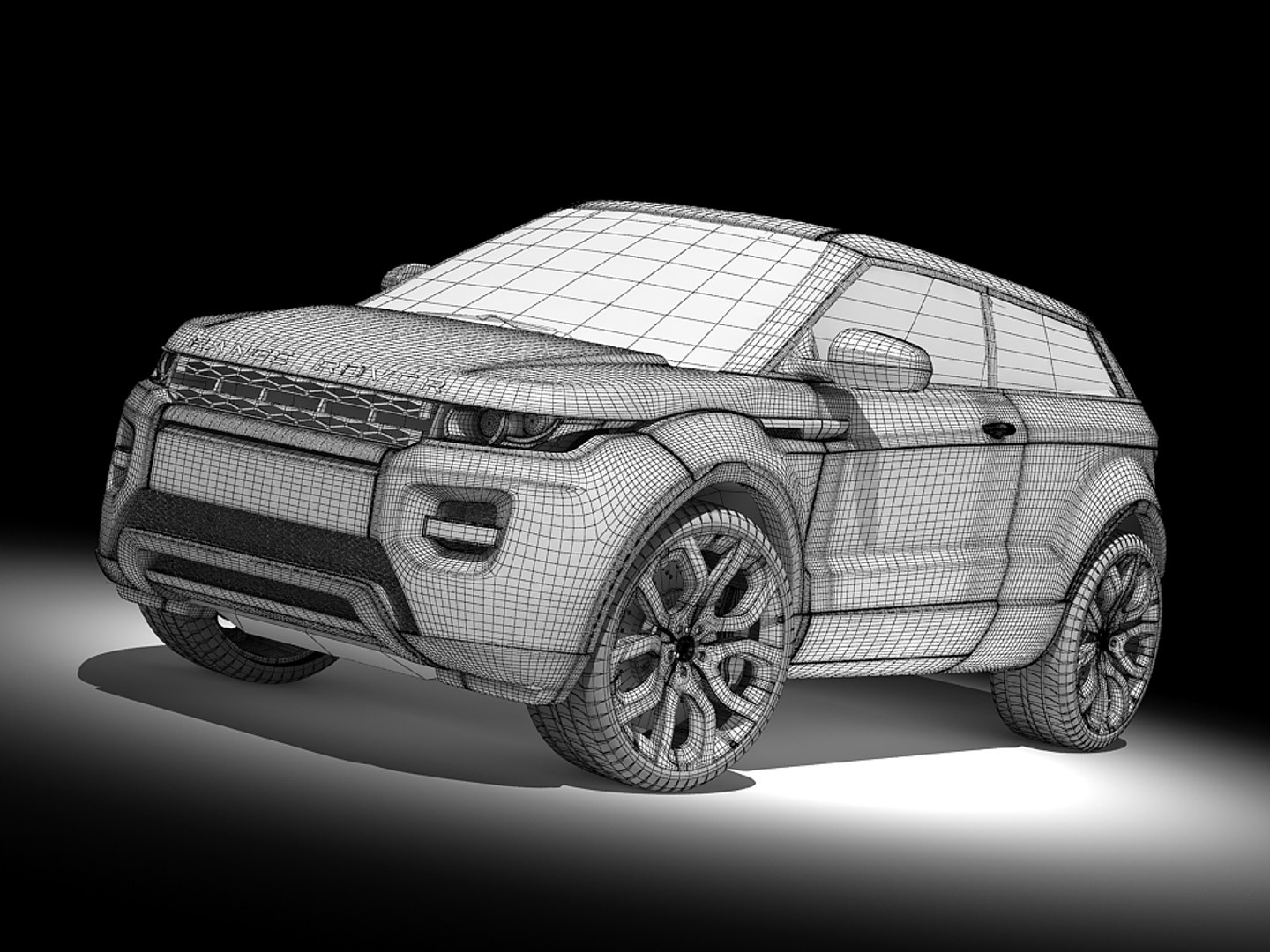 3d Range Rover Evoque