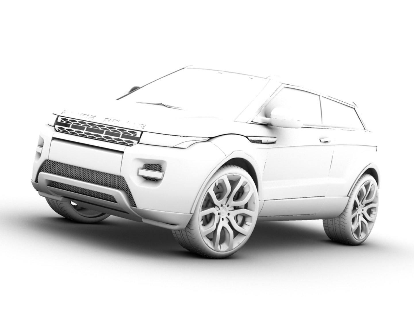 3d Range Rover Evoque