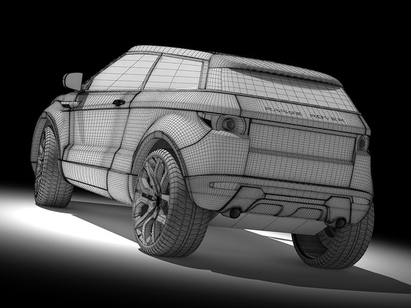 3d range rover evoque