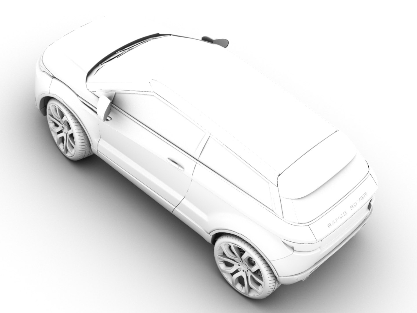 3d Range Rover Evoque