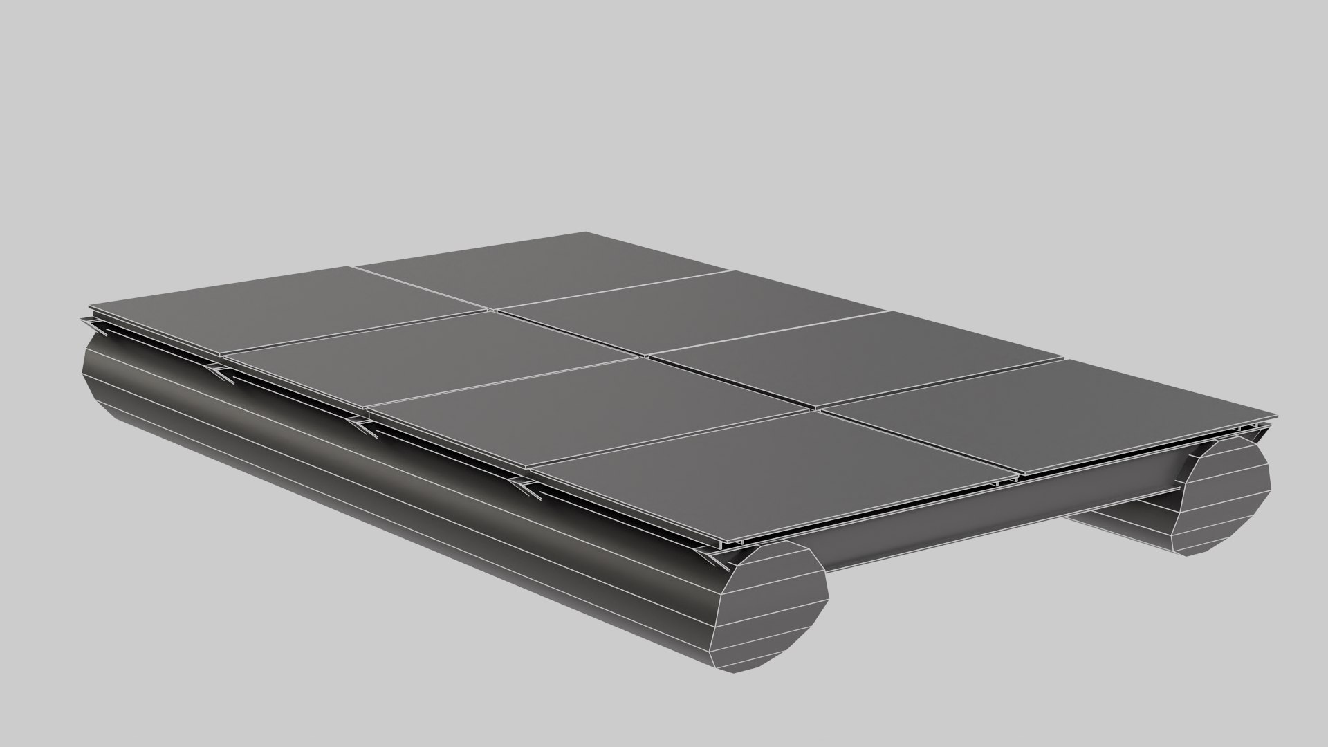 3D Old metal army floating bridge pontoons an3 - TurboSquid 1964994