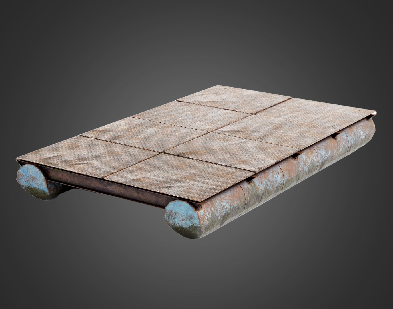 3D Old metal army floating bridge pontoons an3 - TurboSquid 1964994 3D Old metal army floating bridge pontoons an3 - TurboSquid 1964994