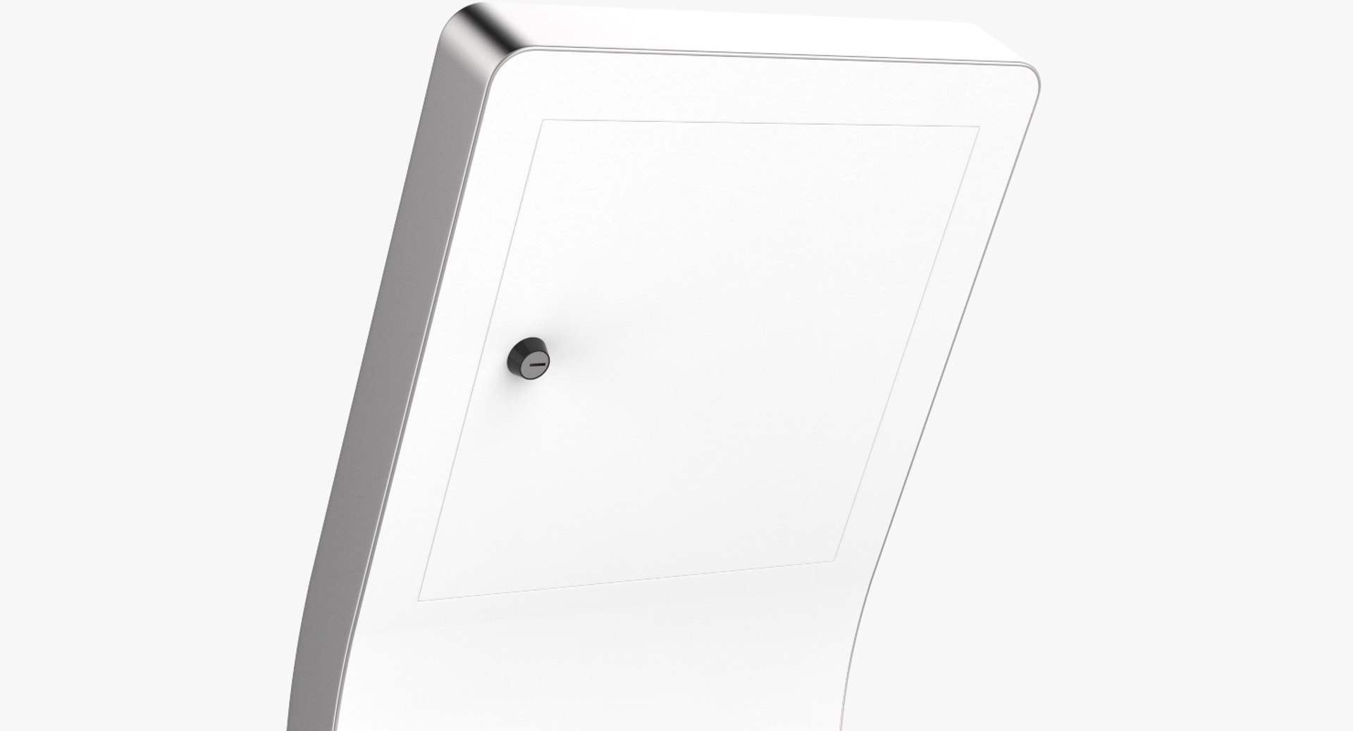 Interactive Electronic Kiosk Touch Screen 3D Model - TurboSquid 1290563