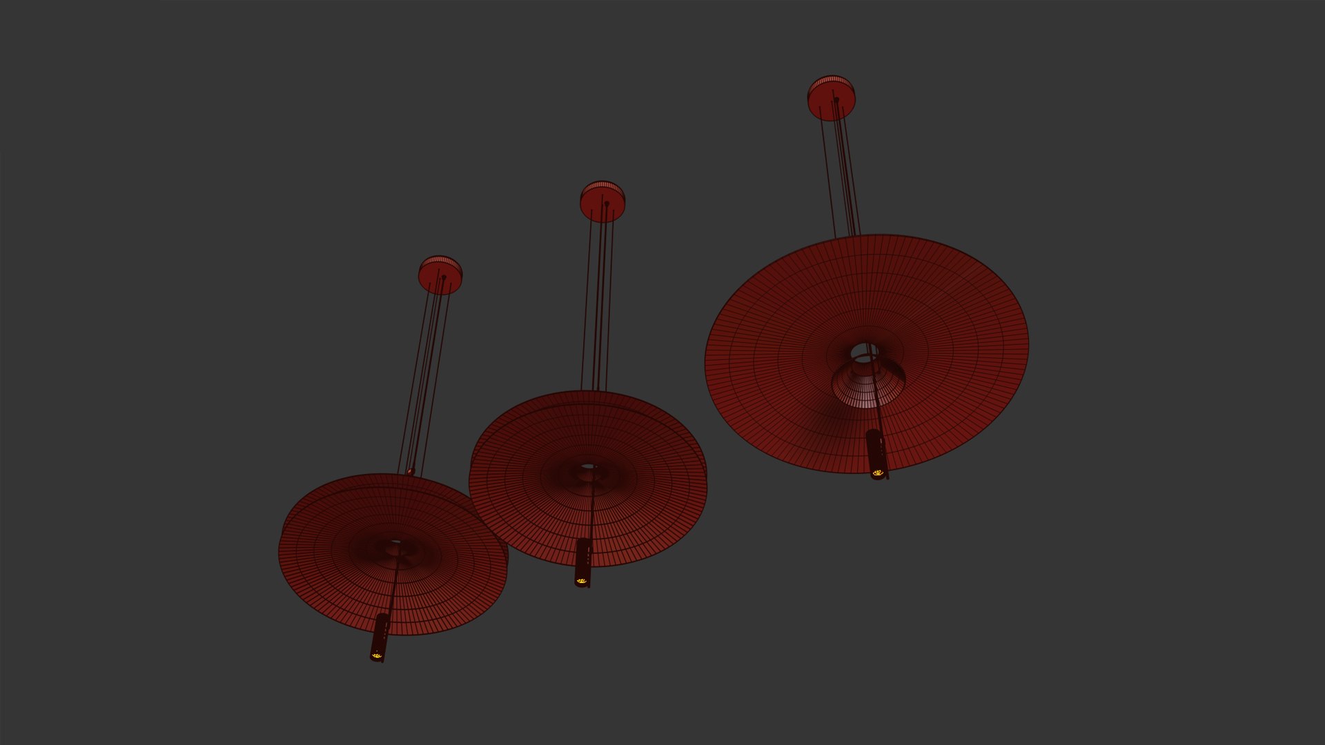 Vibia Flamingo 1527 1510 Dimmable Pendant Lamp 3D Model - TurboSquid ...