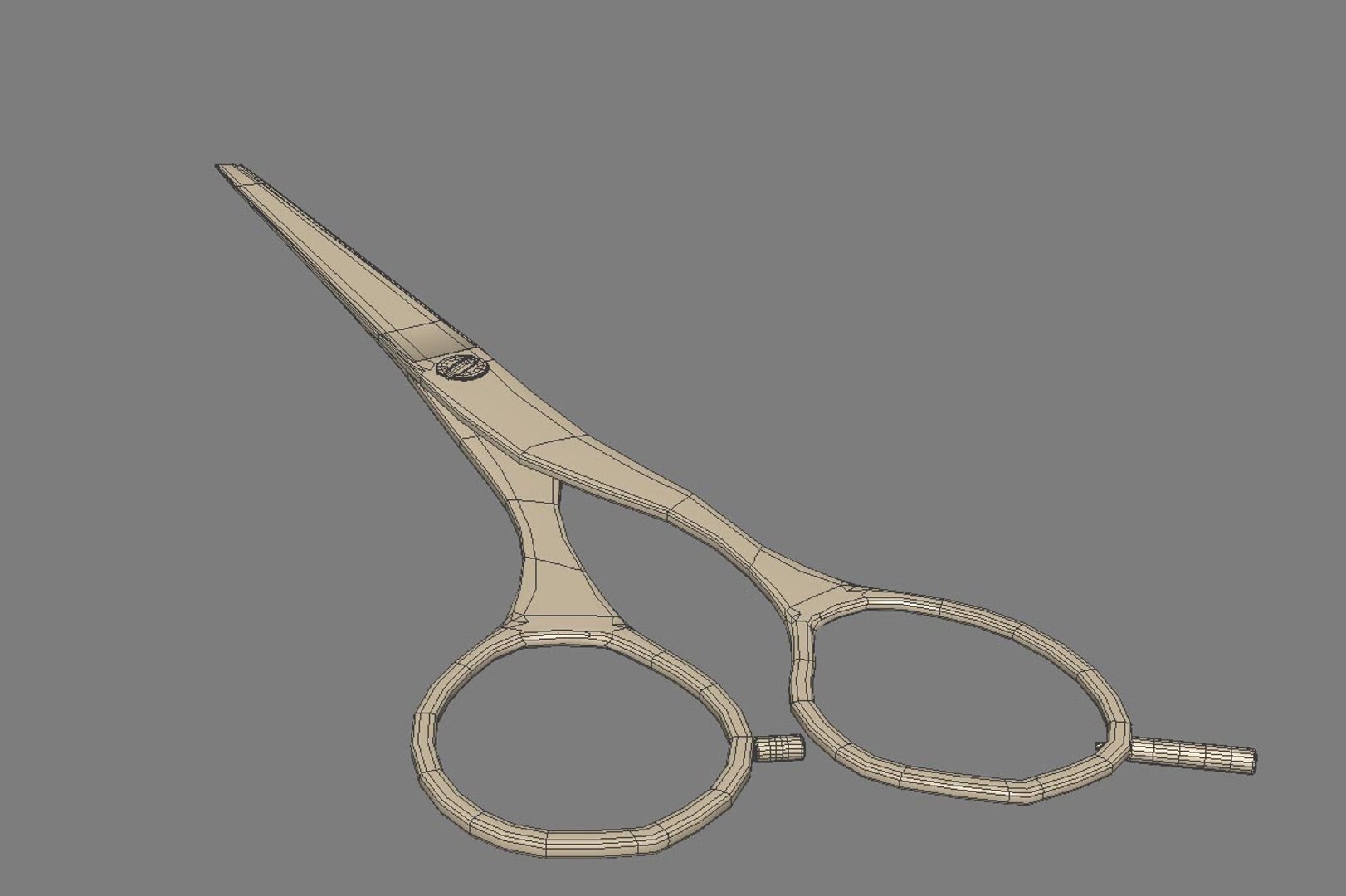 3d Model Hair Scissors