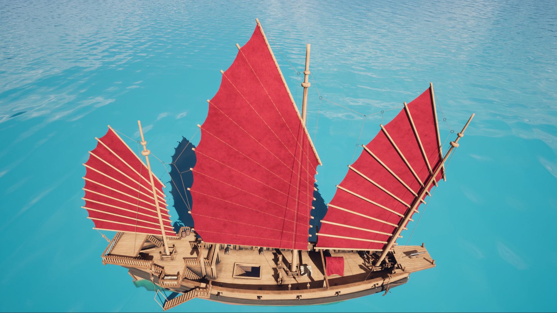 3D Model Junk Ship - TurboSquid 2287461