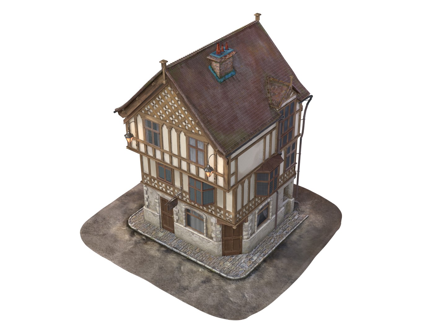 medieval house 3d model