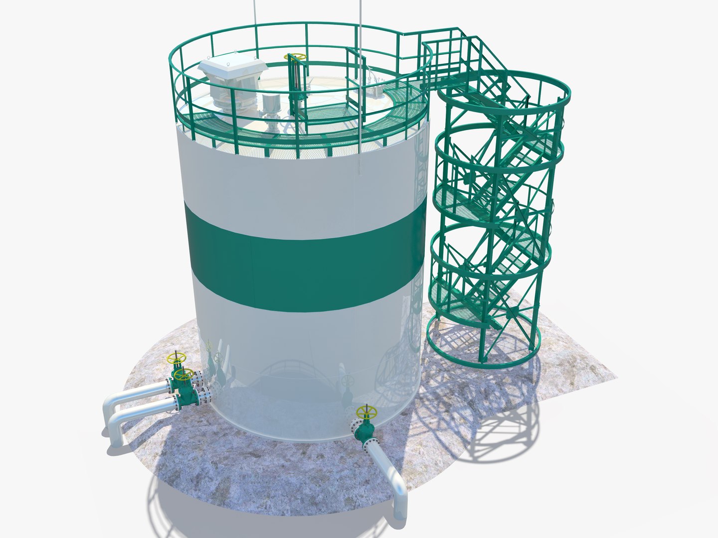 3D Storage Tank Model - TurboSquid 1258471