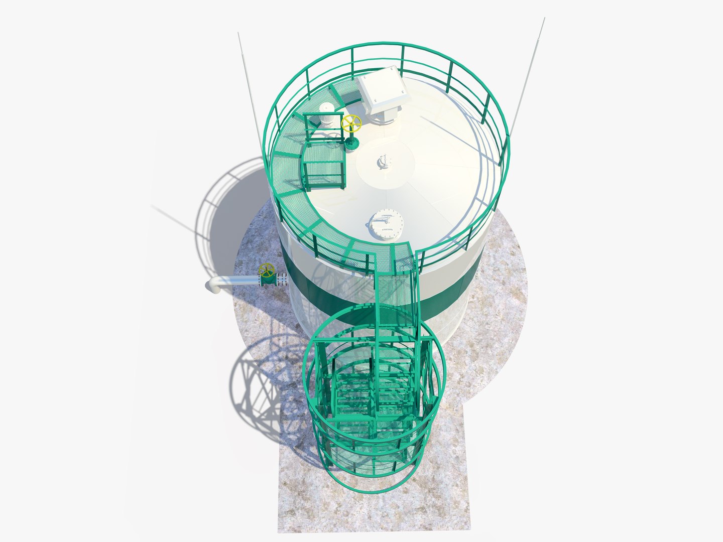 3D Storage Tank Model - TurboSquid 1258471