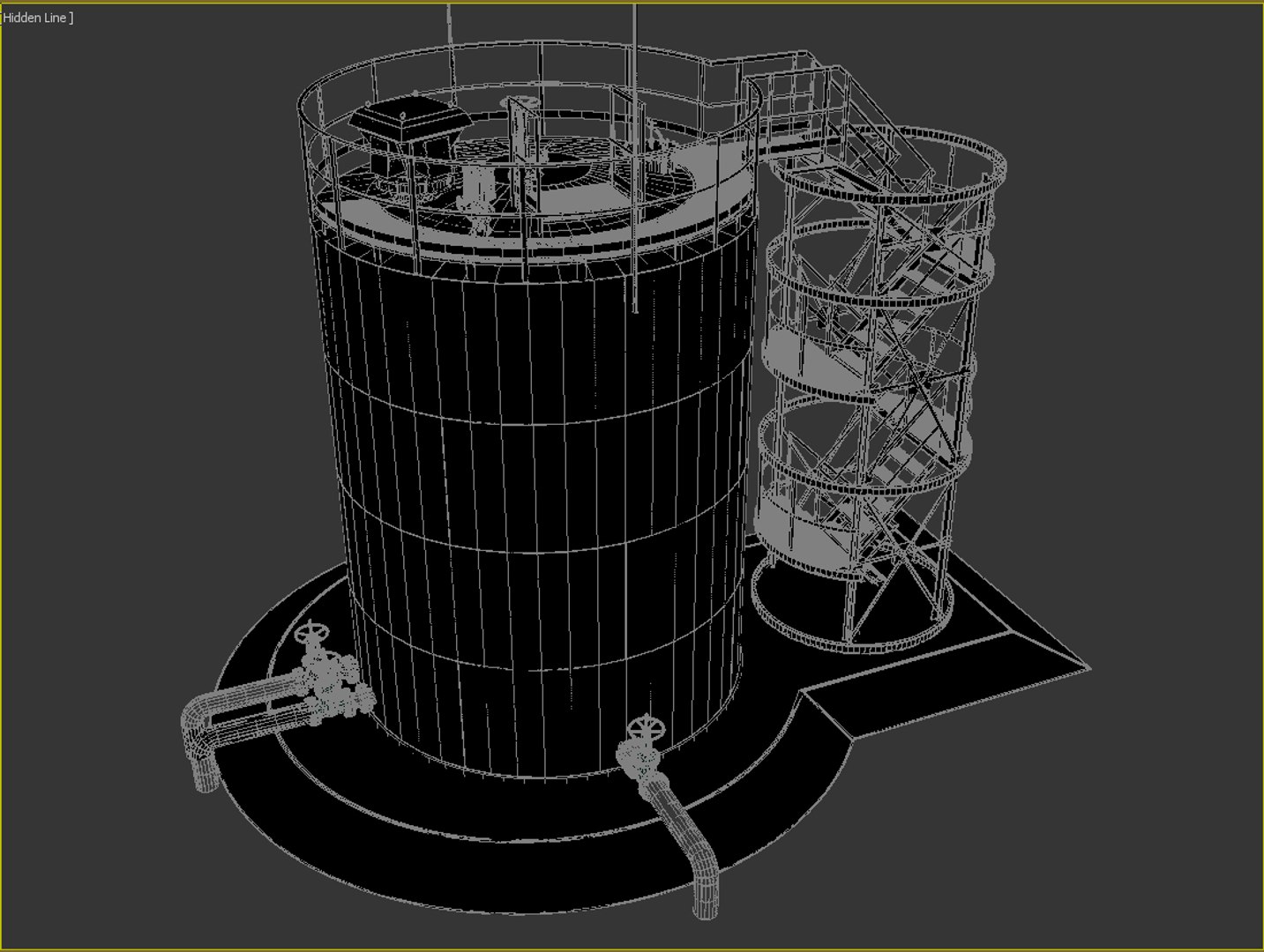 3D Storage Tank Model - TurboSquid 1258471