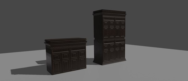 3D cubboards - TurboSquid 1569866
