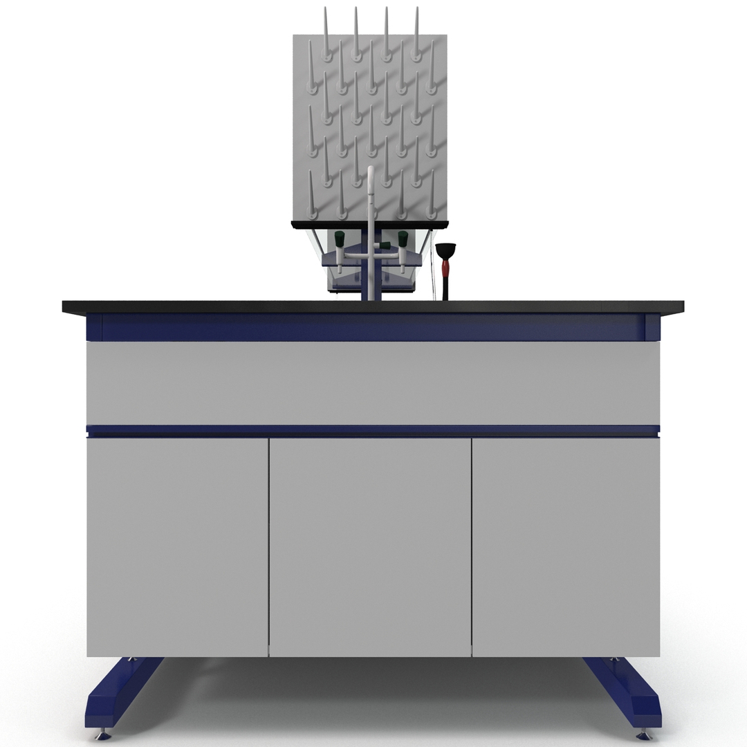 3d laboratory table design model