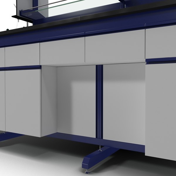 3d laboratory table design model