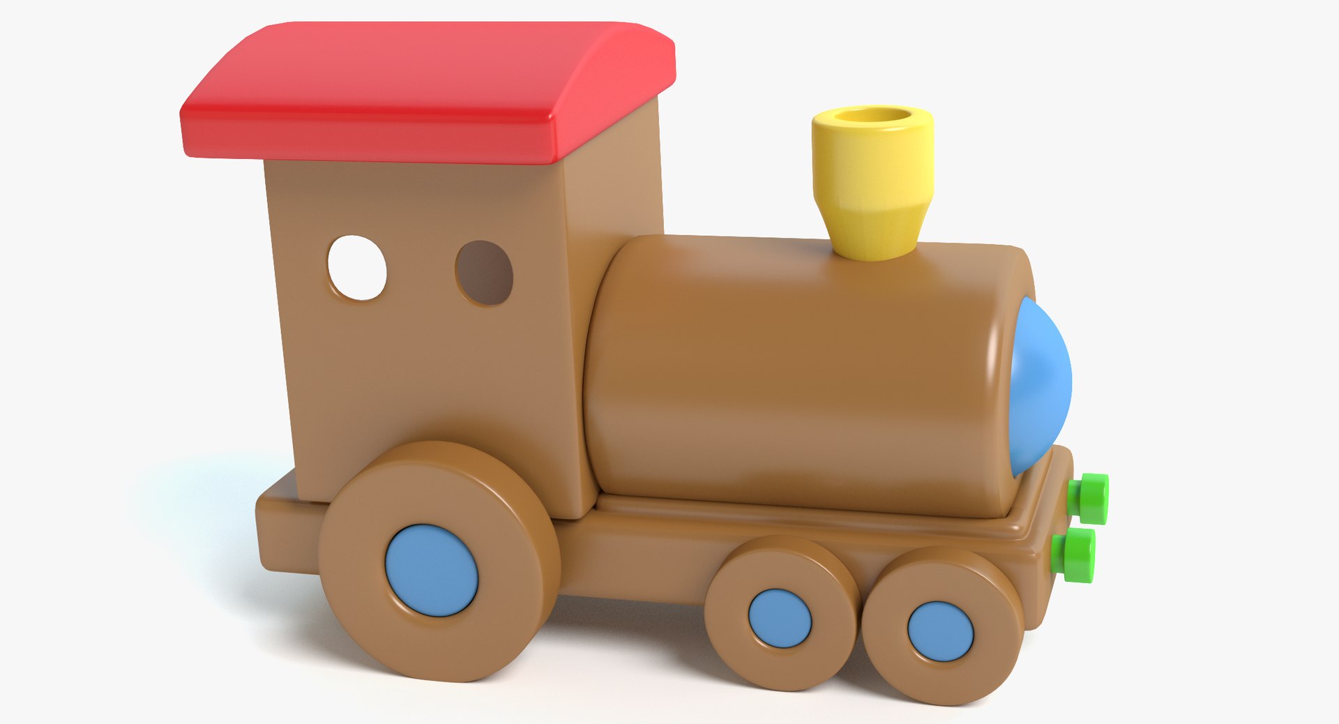 Toy Train 3d Model
