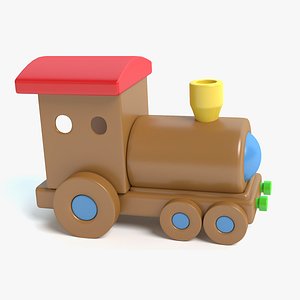 Download 3D Toy Train Blender Models - TurboSquid