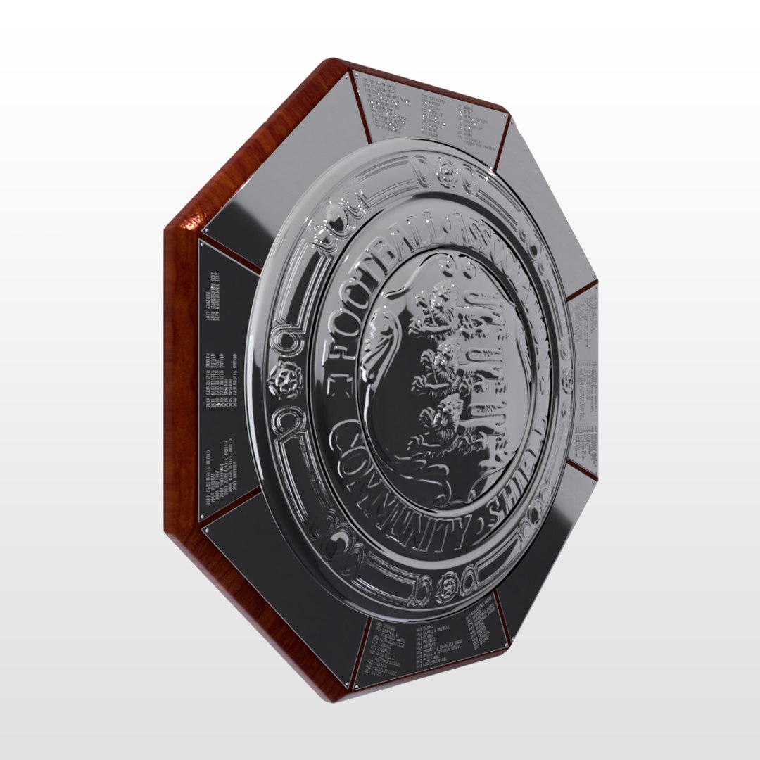 Community Charity Shield Model - TurboSquid 1591482