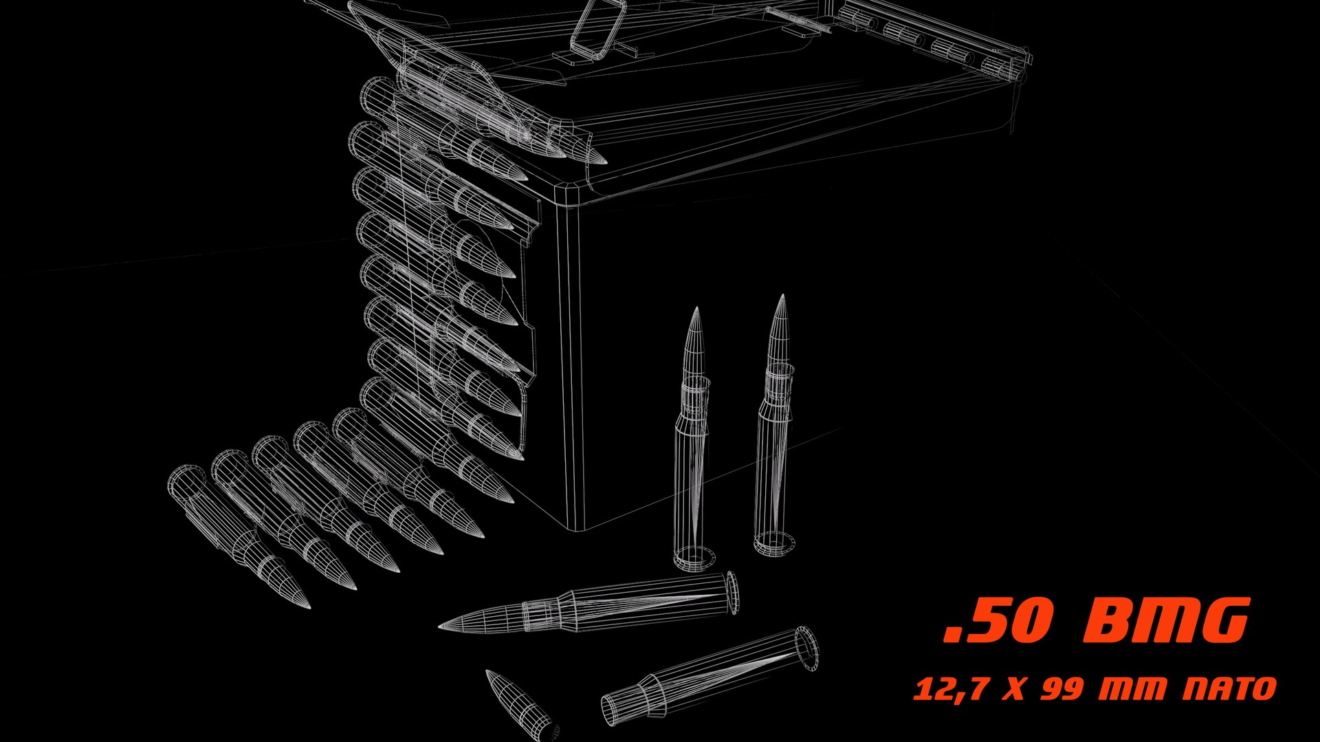 50 Bmg Ammunition Box Fbx