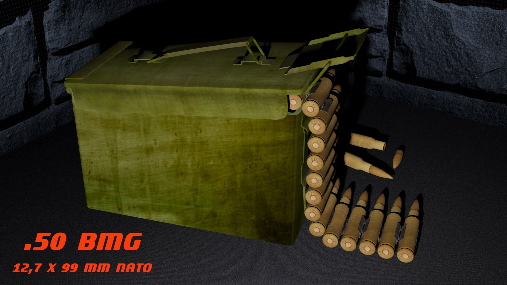 50 Bmg Ammunition Box Fbx
