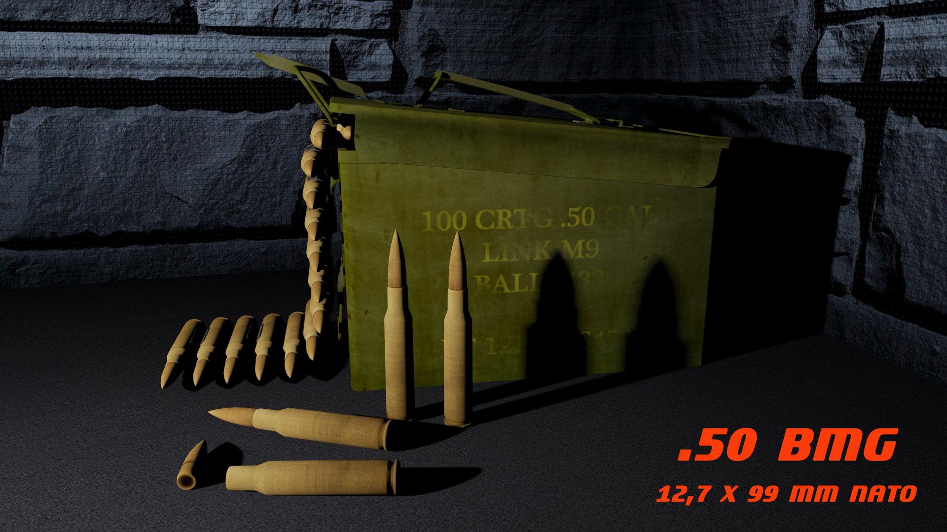 50 Bmg Ammunition Box Fbx