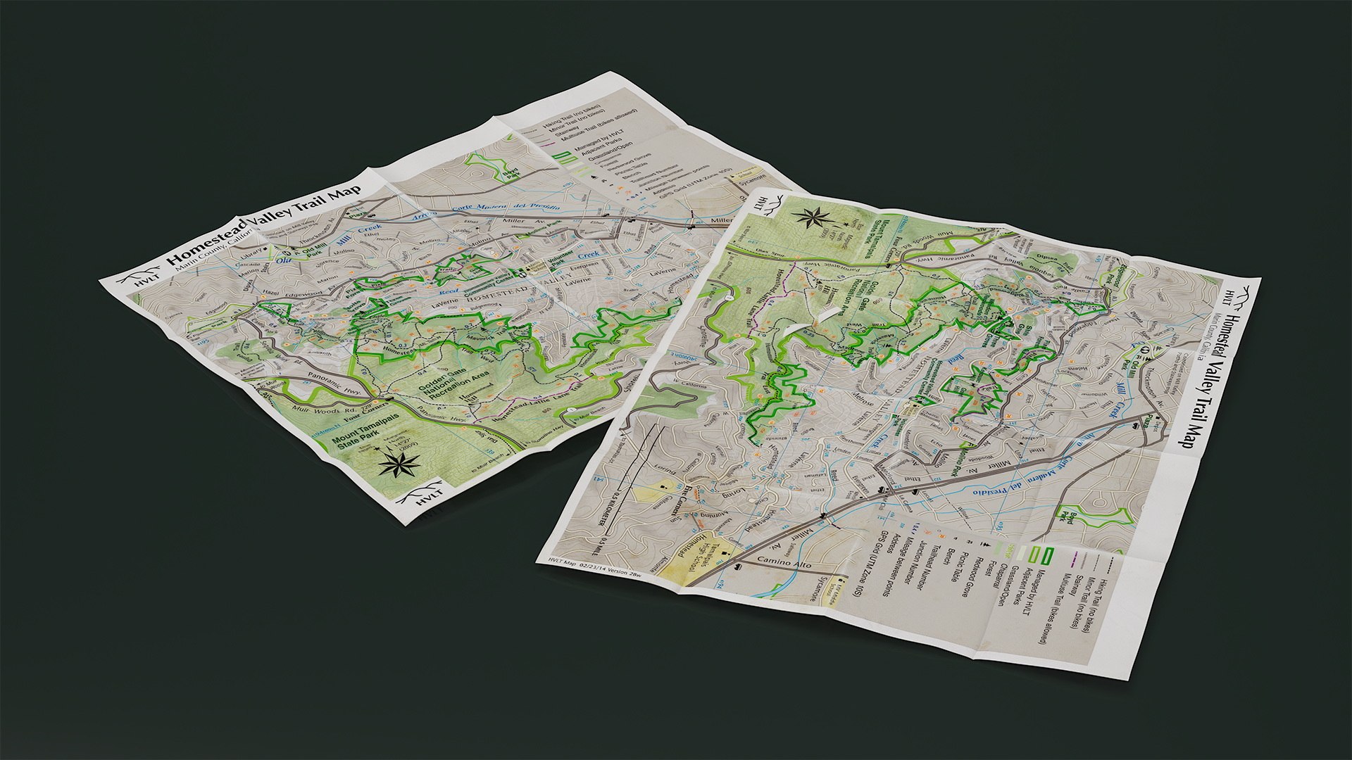 3D Model Topographic Trail Map - TurboSquid 2312394