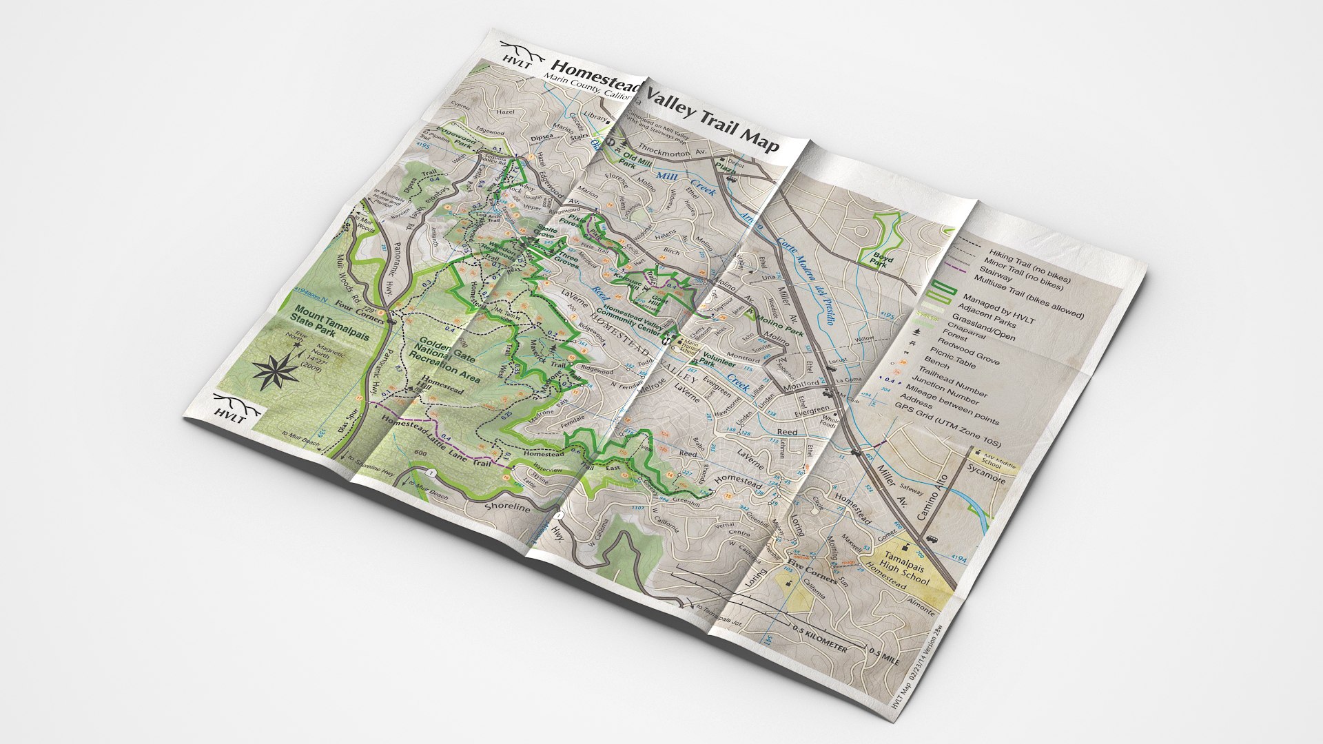 3D Model Topographic Trail Map - TurboSquid 2312394