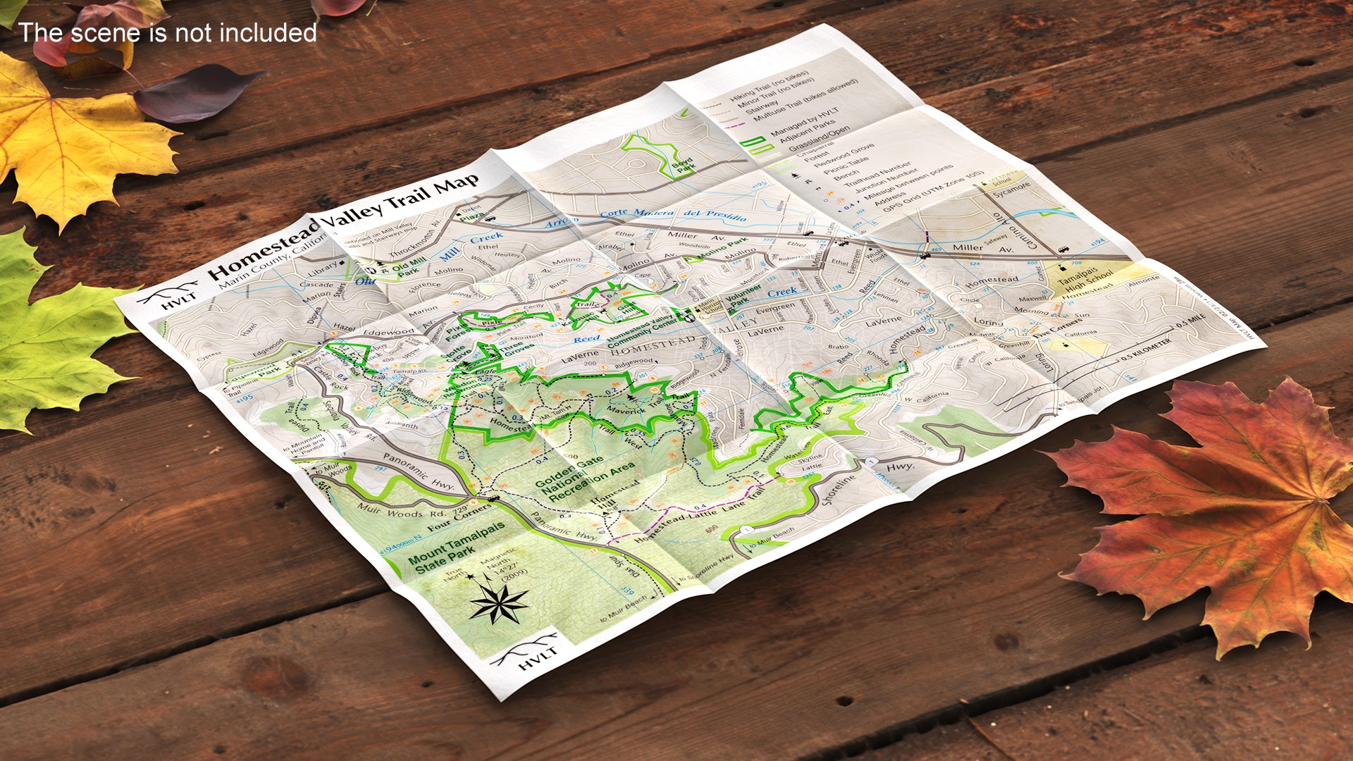 3D Model Topographic Trail Map - TurboSquid 2312394
