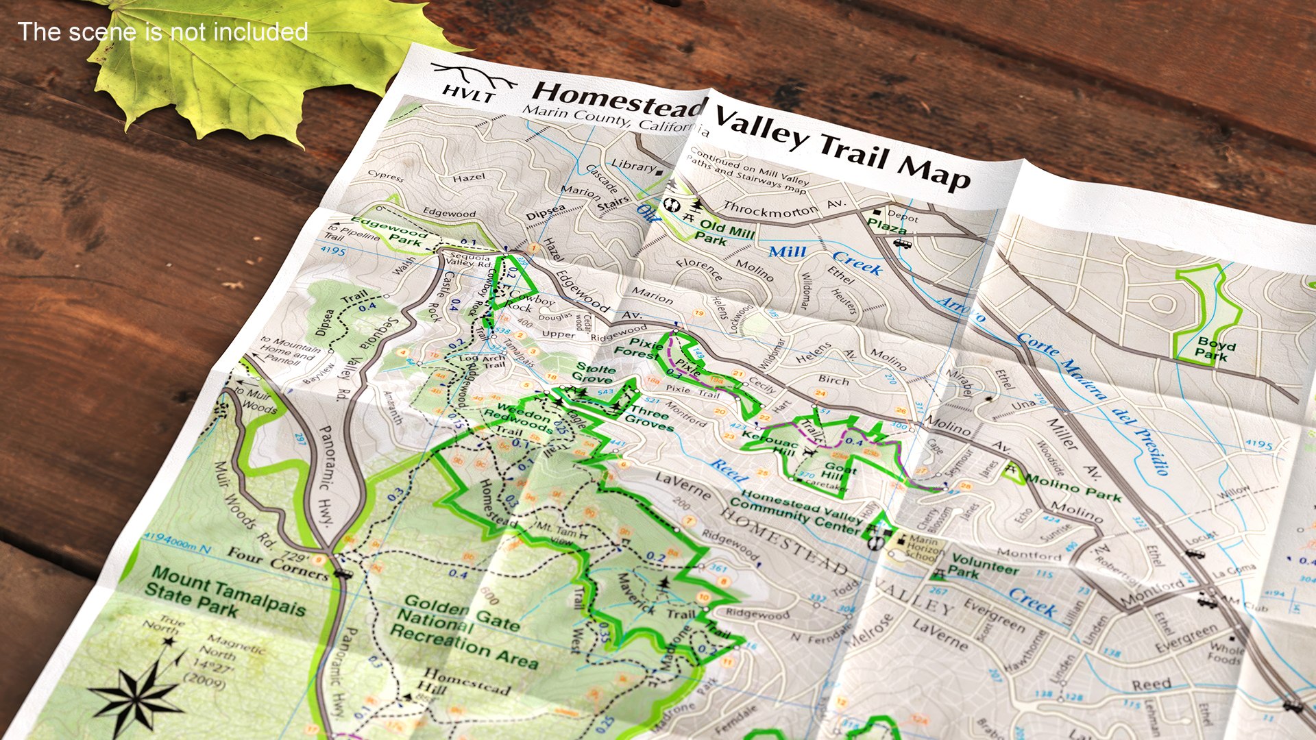 3D Model Topographic Trail Map - TurboSquid 2312394