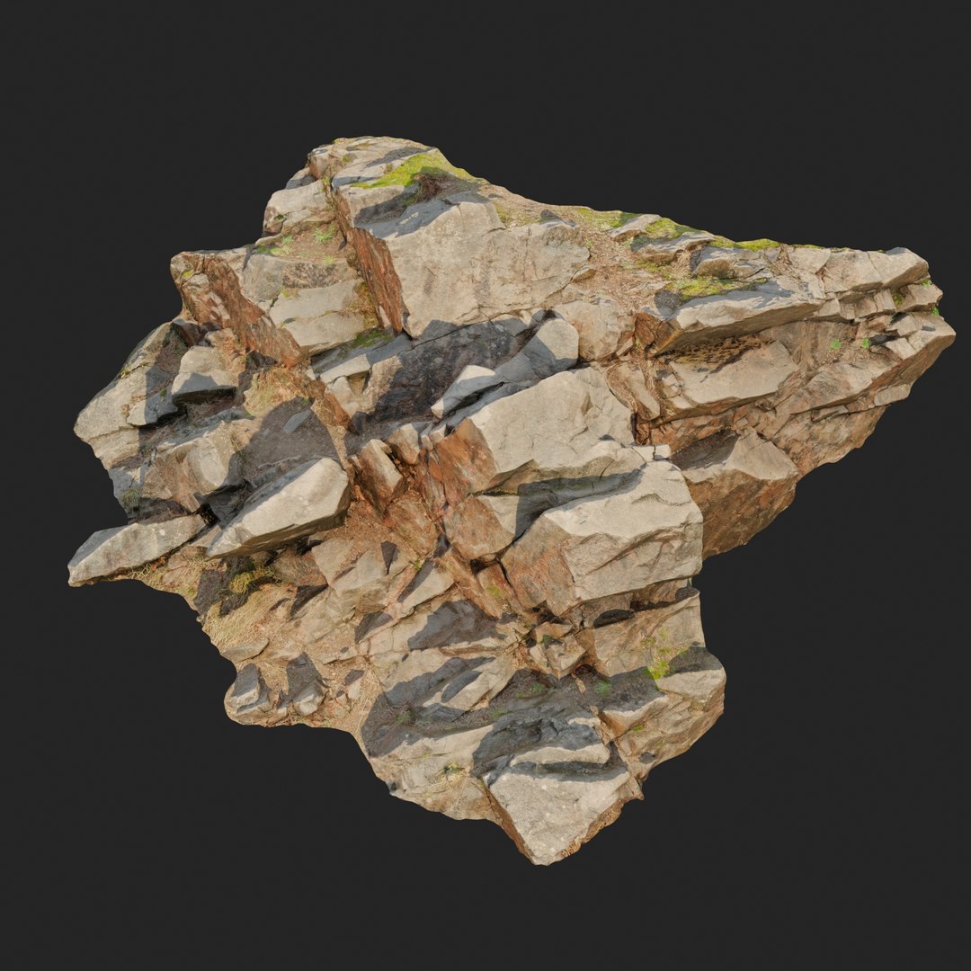 Scanned Cliff Face O 3D Model - TurboSquid 1364863