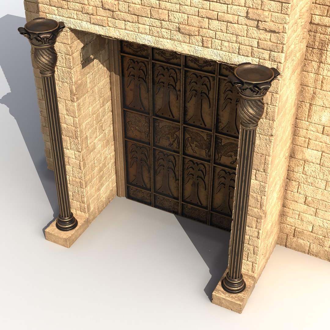 solomons temple 2 3d max