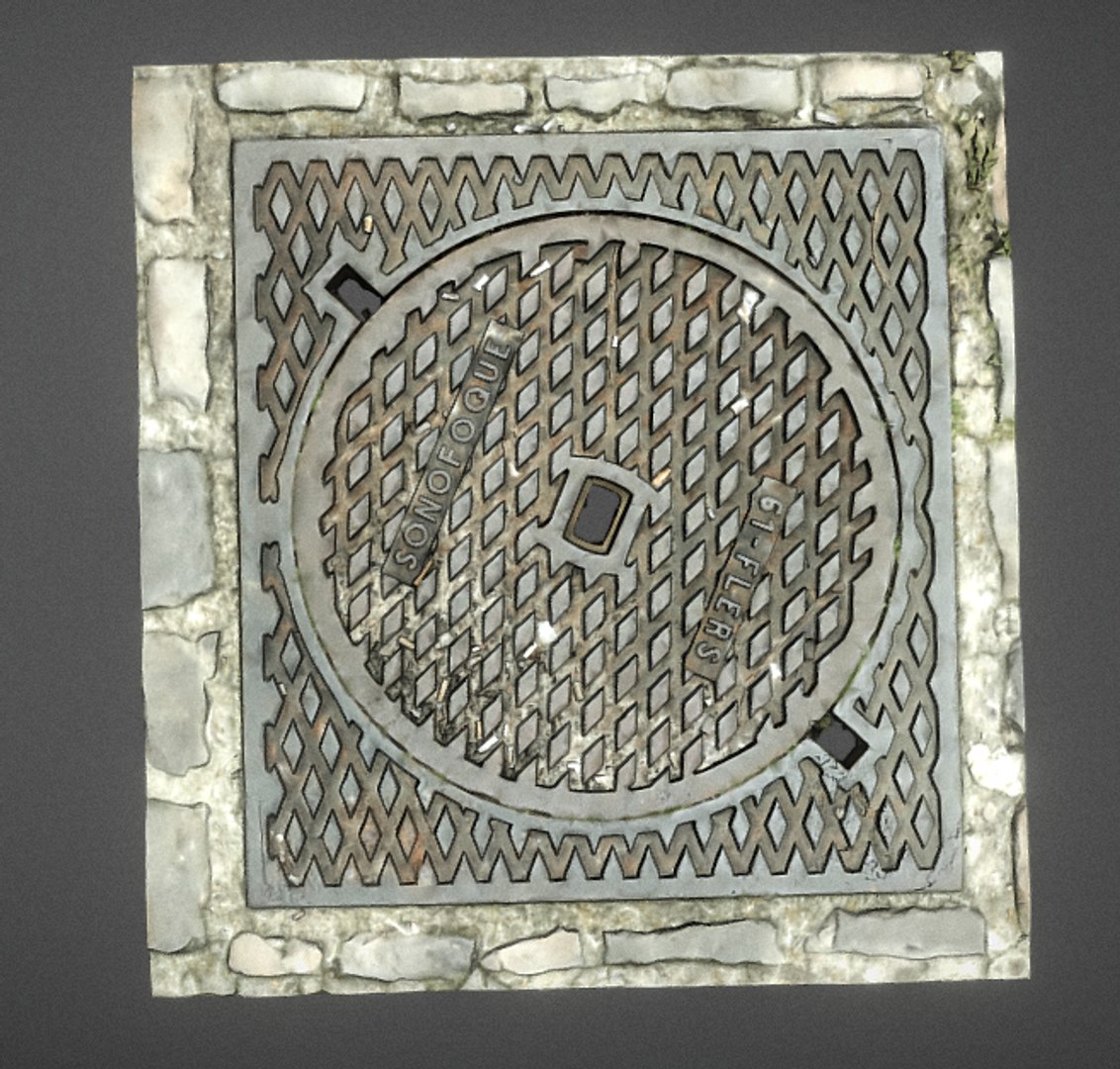 3D Manhole Photogrammetry Model - TurboSquid 1325232