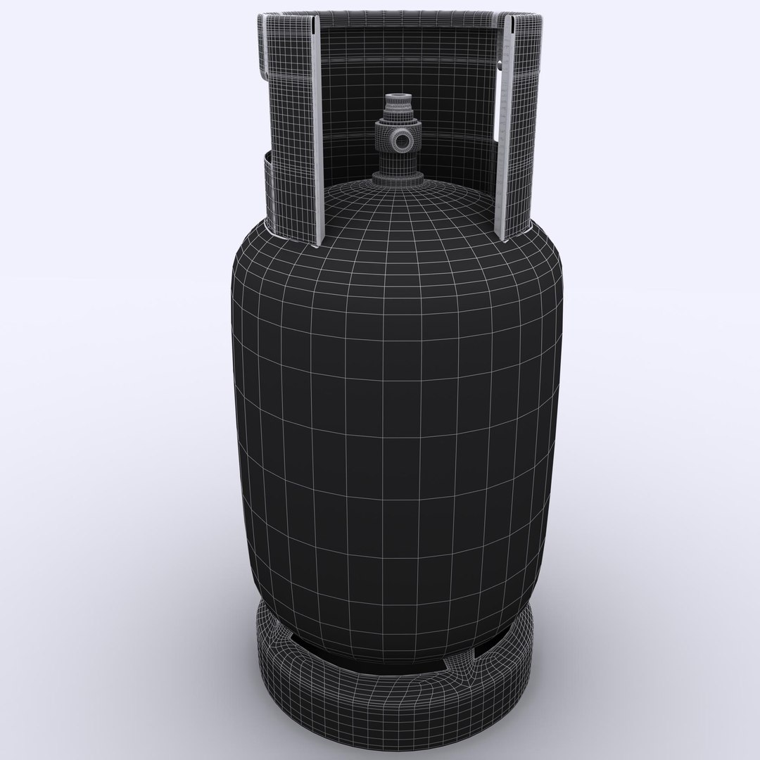 3d Model Gas Cylinder