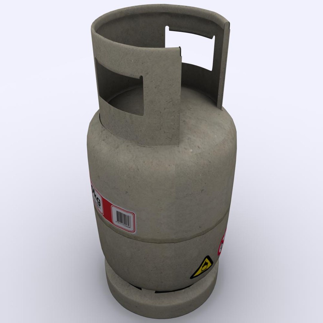 3d Model Gas Cylinder