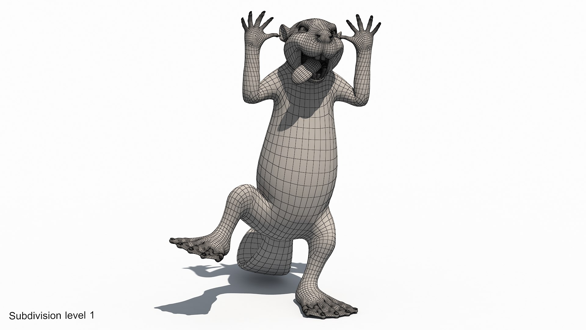 3D Cartoon Beaver model - TurboSquid 2142286