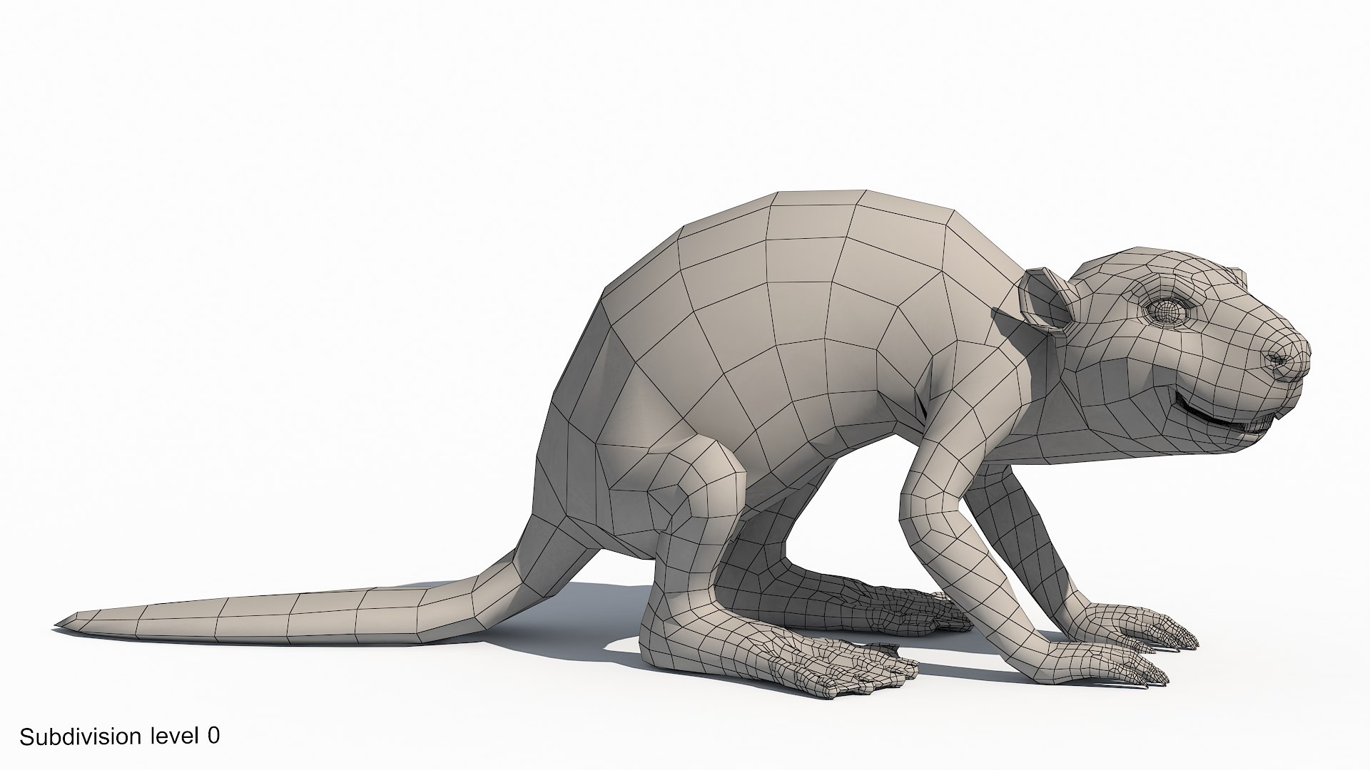 3D Cartoon Beaver model - TurboSquid 2142286