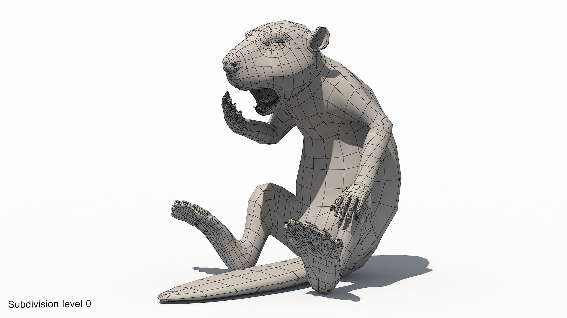3D Cartoon Beaver model - TurboSquid 2142286