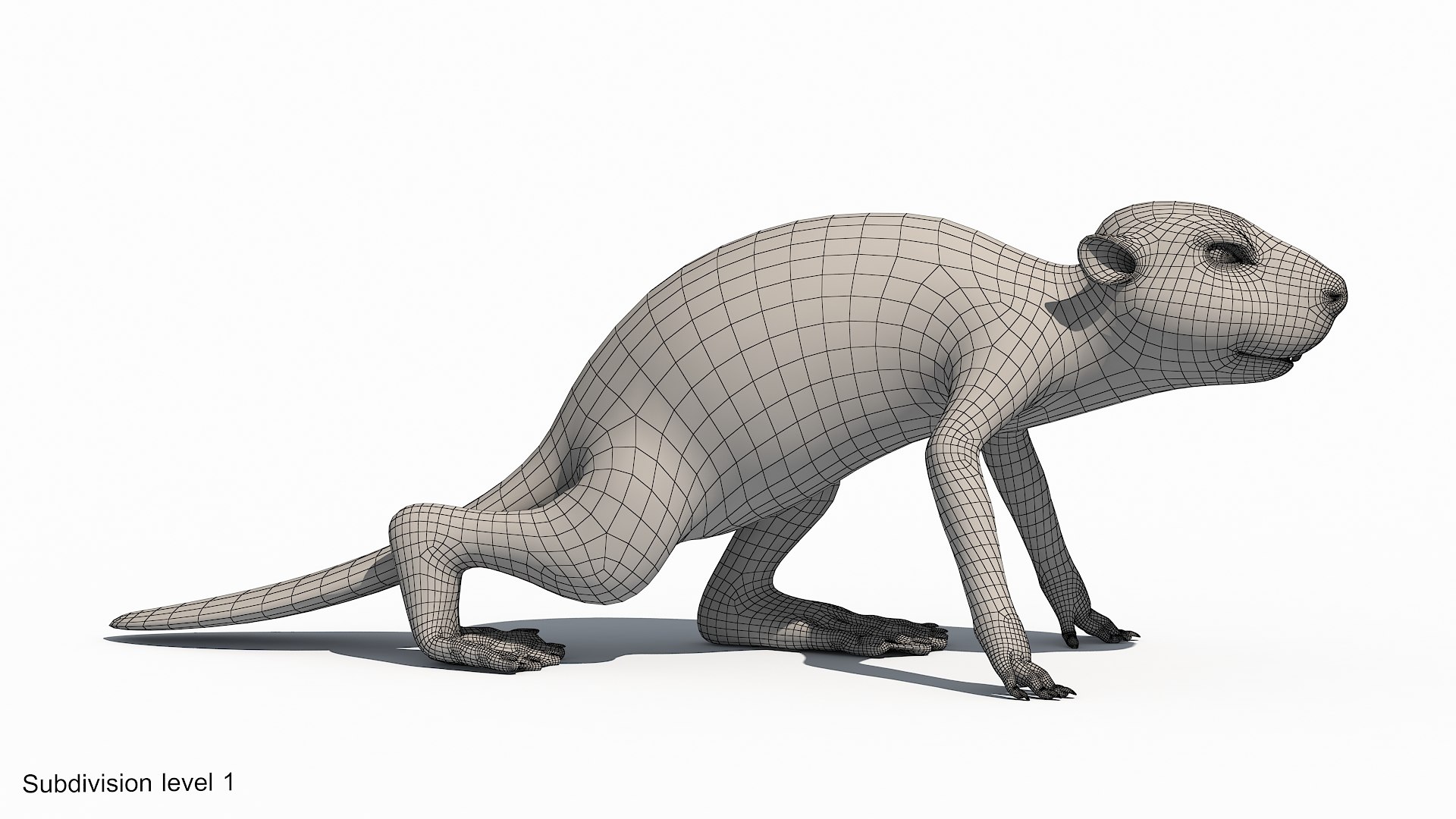 3D Cartoon Beaver model - TurboSquid 2142286