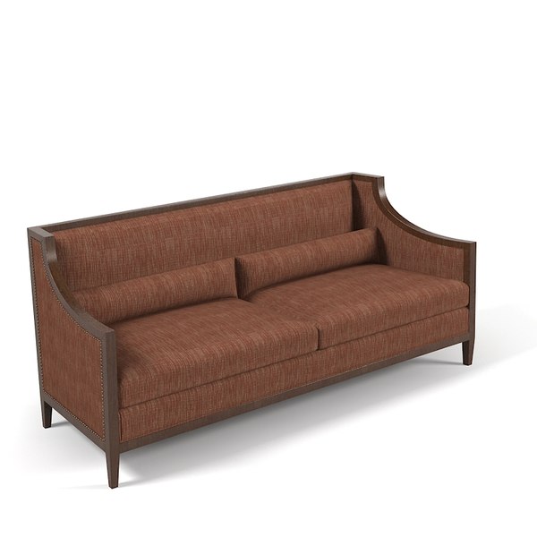 3d model of modern club lounge