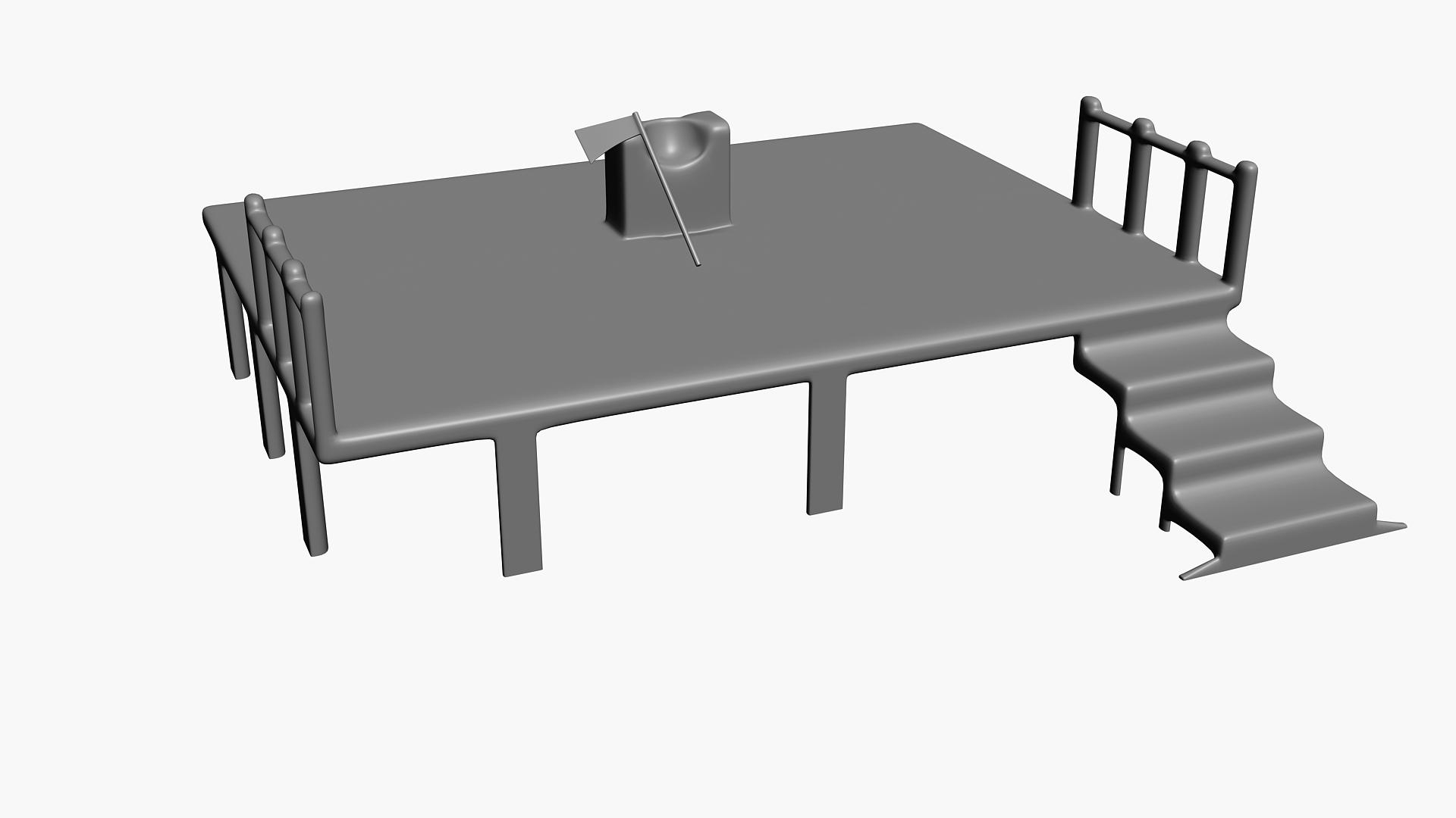3D Execution Axe Scaffold - TurboSquid 2144650