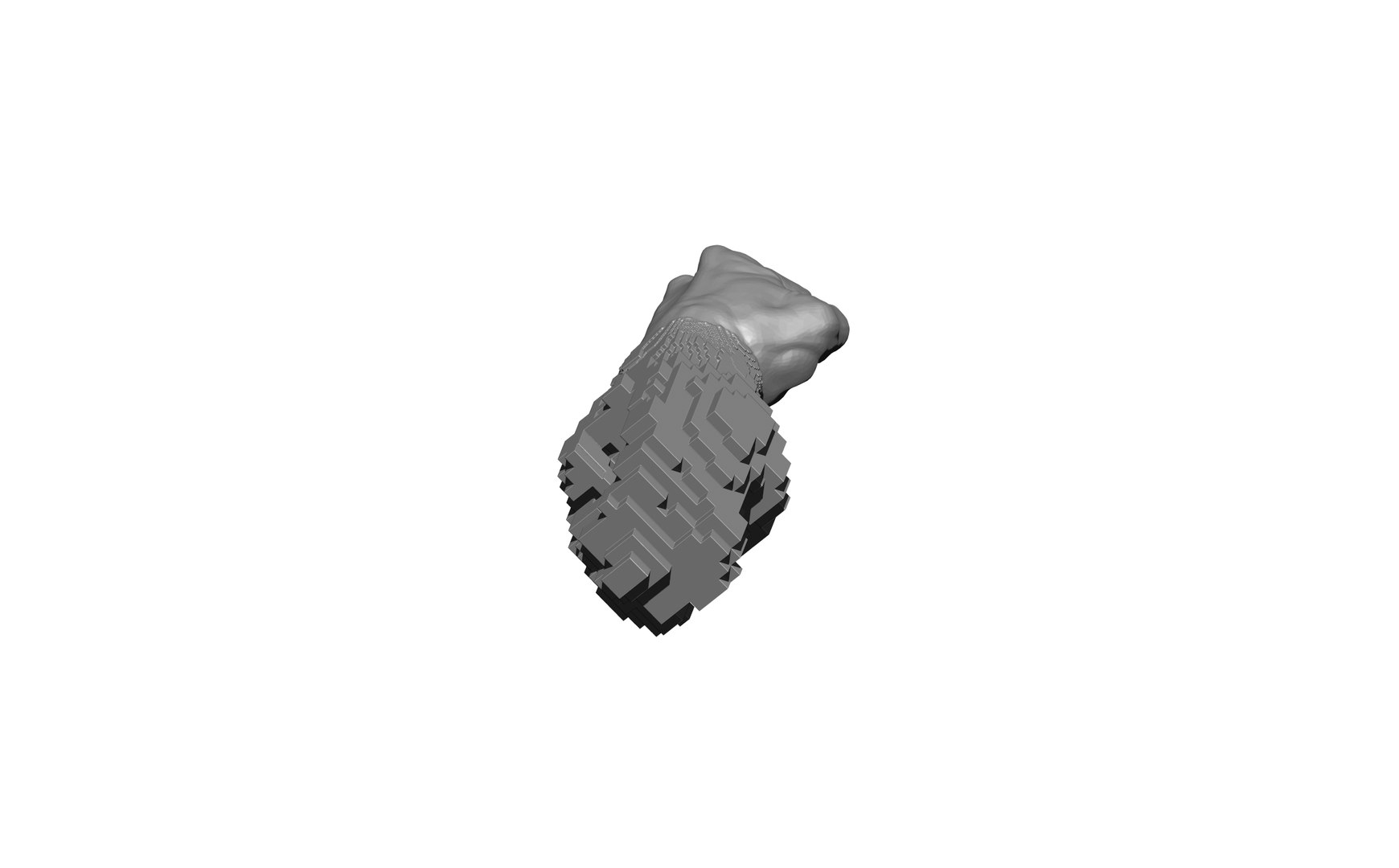 Man Fist Strength 3D Model - TurboSquid 2122853