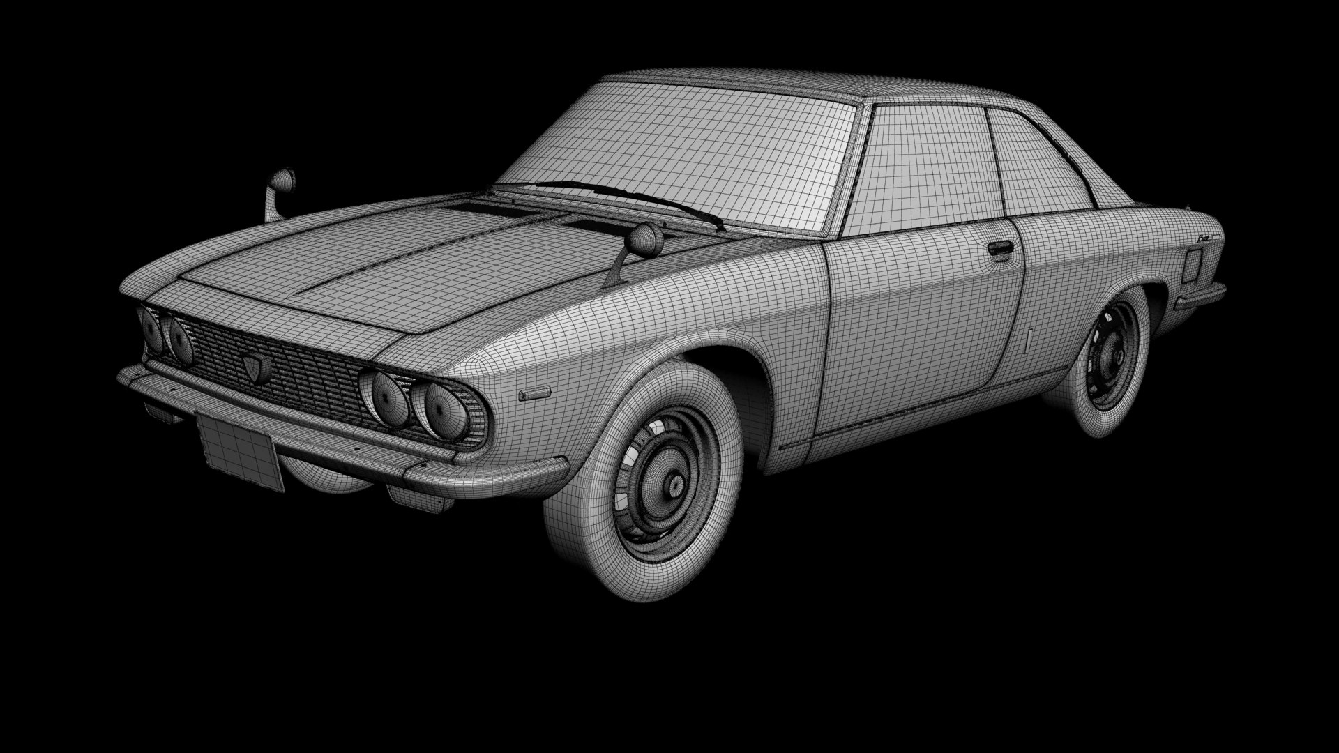 3D Maxda Luce R130 Coupe Model - TurboSquid 2357003