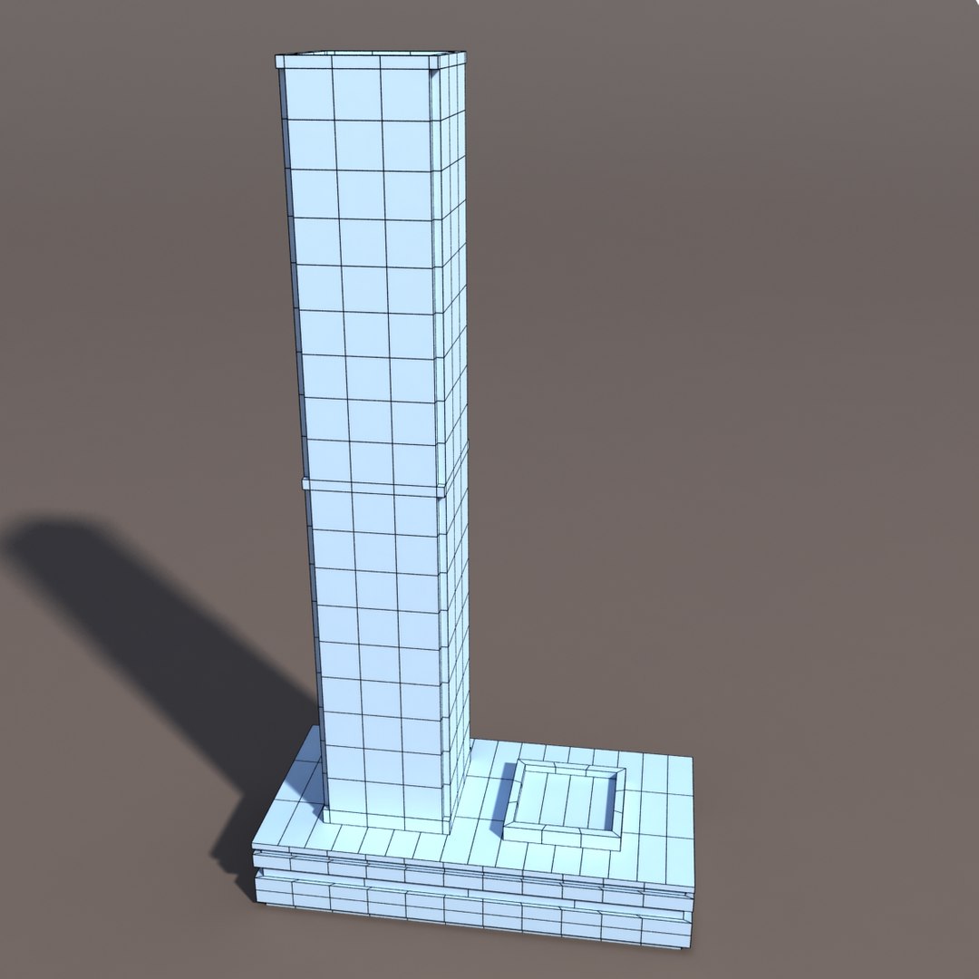 high-rise building modelled 3d max