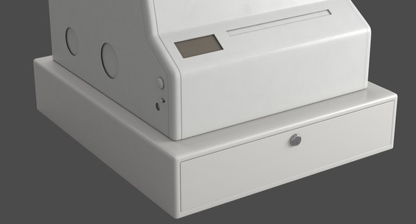 cash register 3d model