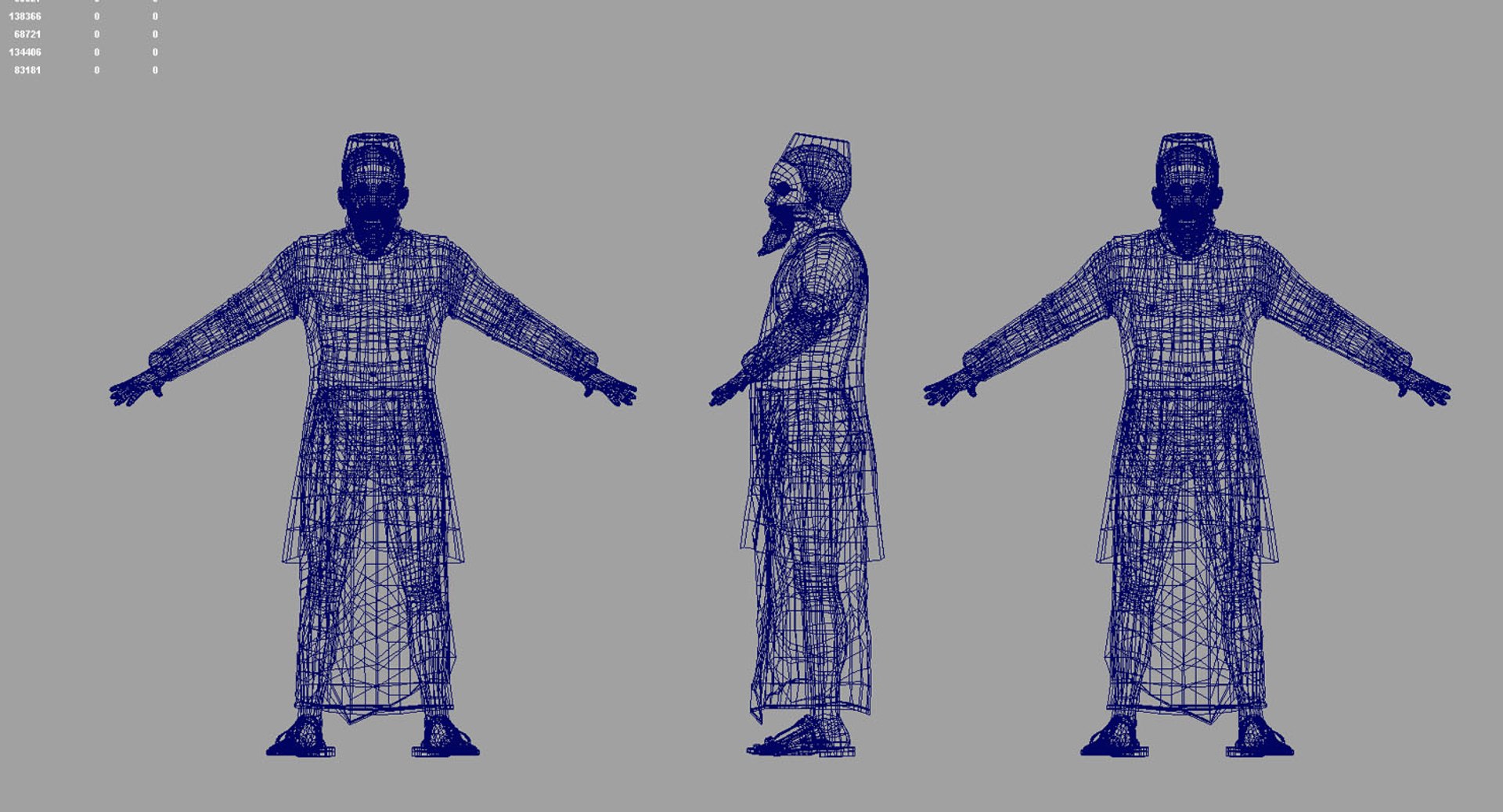 3D Muslim Man - TurboSquid 1538033