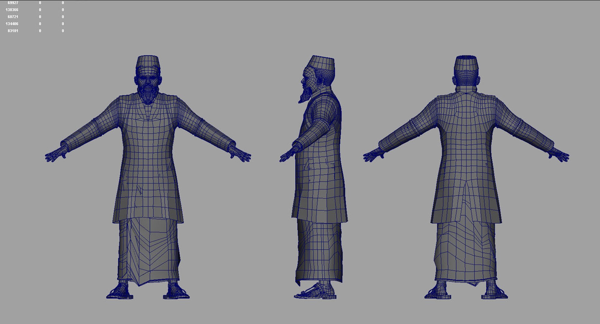 3D Muslim Man - TurboSquid 1538033