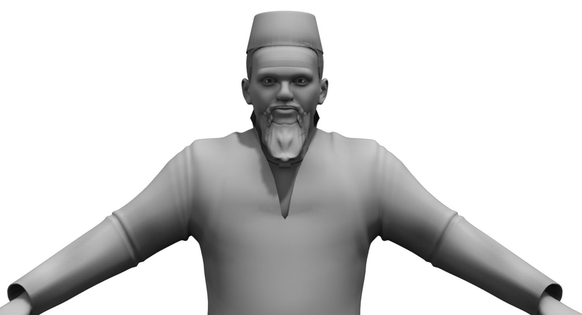 3D Muslim Man - TurboSquid 1538033