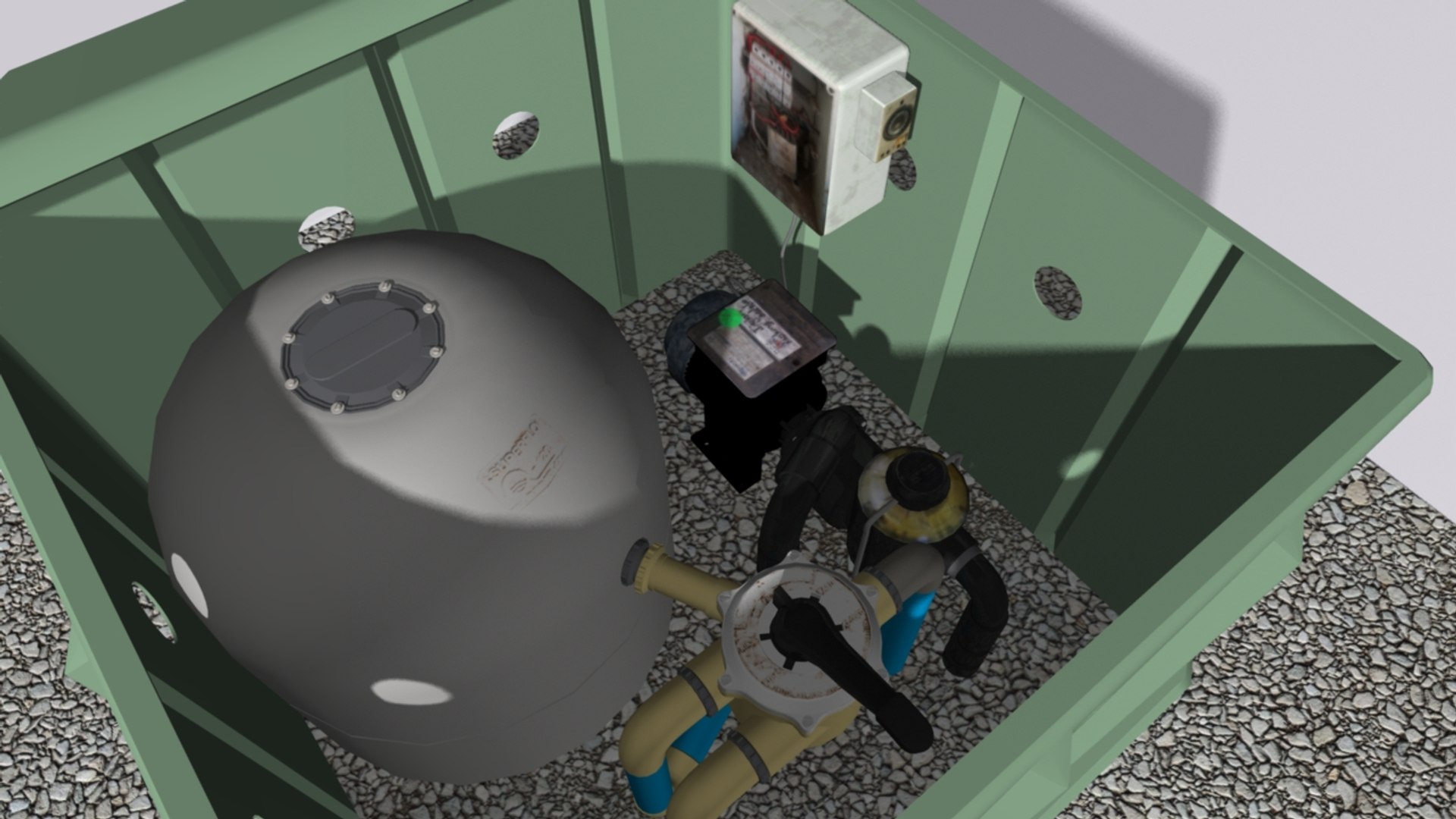 3D Model Pool Pump - TurboSquid 1426571