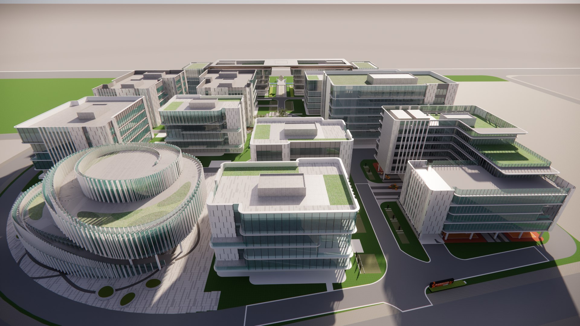 3D Modern City Block -A1 - TurboSquid 2378959