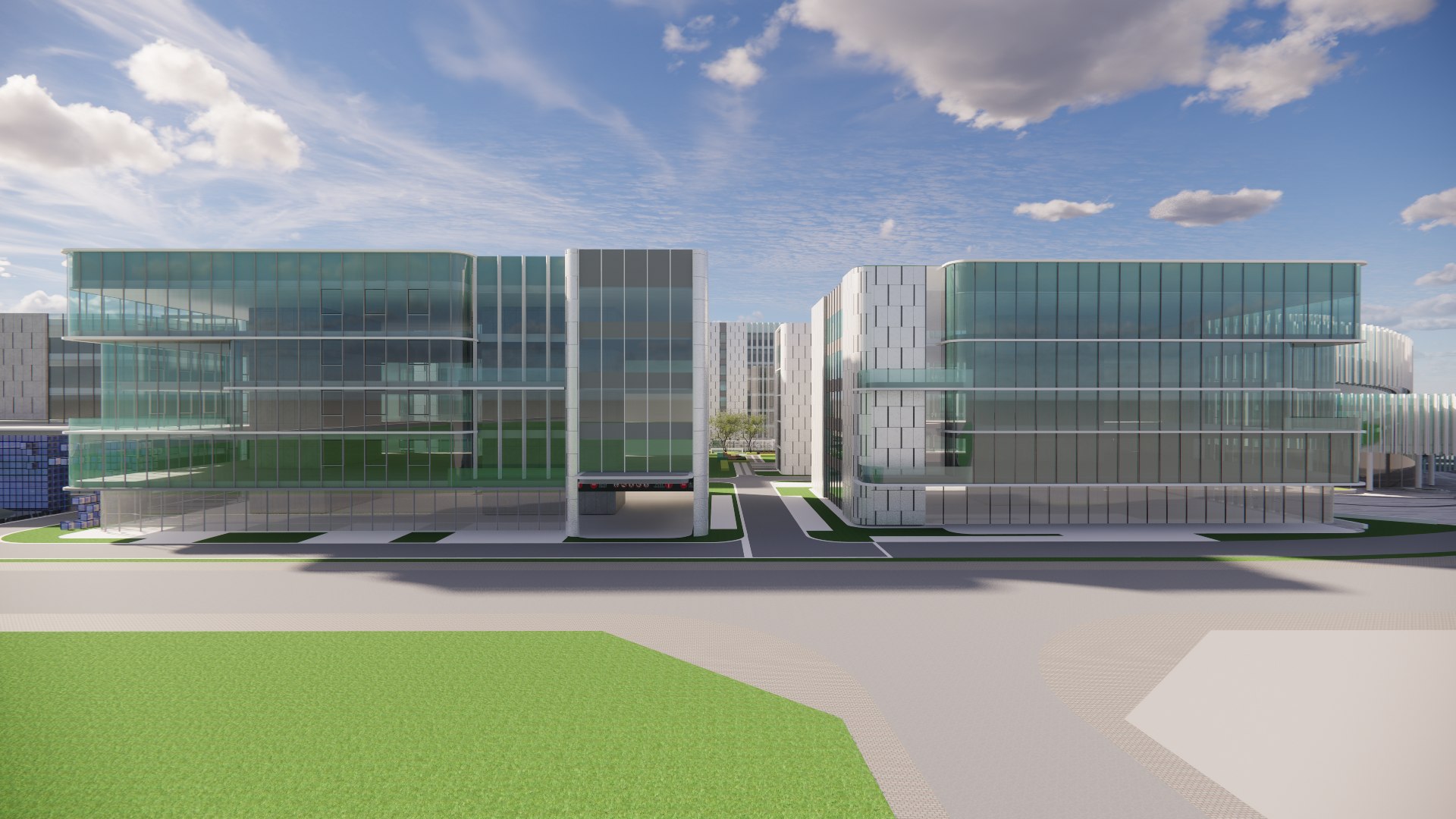 3D Modern City Block -A1 - TurboSquid 2378959